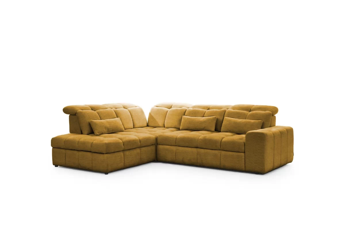 Colţar Magnelio L cu scaun extensibil electric - Vogue 9 | Mobilier Bogart